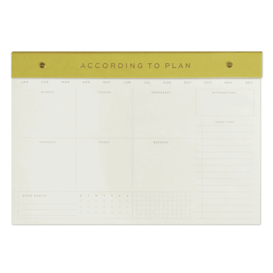 Designworks Ink - Planner Matcha - According to Plan | Atelier Kumo